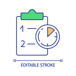 Plan management loop concept icon Royalty Free Vector Image