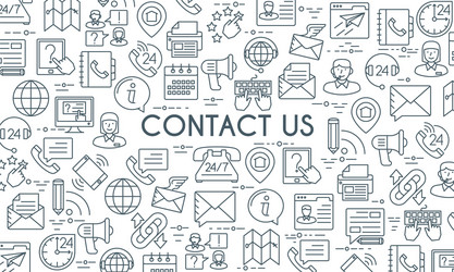 Contact Us Banner Vector Images (over 1,700)