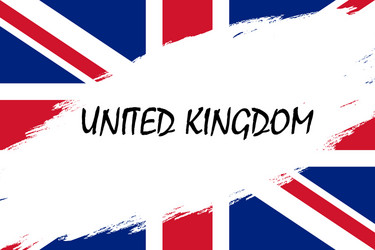 British flag frame Royalty Free Vector Image - VectorStock
