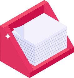 Books rack Royalty Free Vector Image - VectorStock