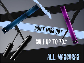 Mascara package design Royalty Free Vector Image