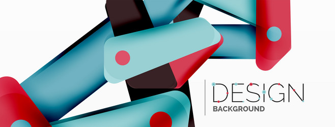 Tech minimal geometric wallpaper creative Vector Image