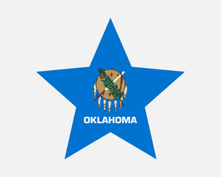 Oklahoma State Outline Flag Vector Images (over 110)