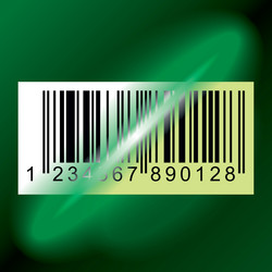 Green fade speed bar overlap in dark background Vector Image