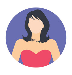Lady icon Royalty Free Vector Image - VectorStock