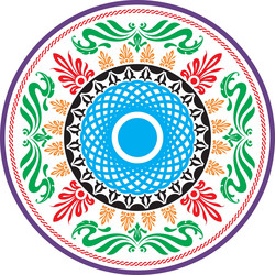 Design round 2 Royalty Free Vector Image - VectorStock