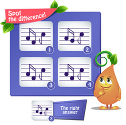 Spot the differences Royalty Free Vector Image