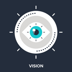 Strategic vision Royalty Free Vector Image - VectorStock