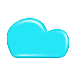 Realistic blue 3d plus minus multiply division Vector Image