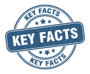 Fact stamp fact label round grunge sign Royalty Free Vector