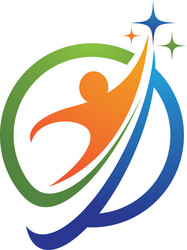 Healthy logo template Royalty Free Vector Image