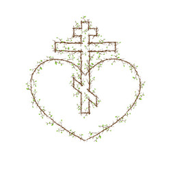 Heart Cross Vector Images within Signs & Symbols (over 12,000)