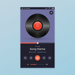 Music Player Template Vector Images (over 15,000)