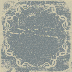 Vintage design elements on old paper sheet Vector Image