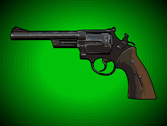 Firearms template for graphic design Royalty Free Vector