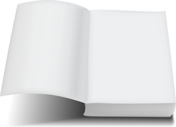 Open book page Royalty Free Vector Image - VectorStock