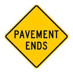 Yellow traffic warning sign on transparent Vector Image