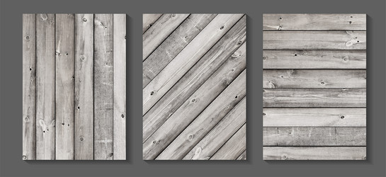 Wooden background texture in a4 size for design Vector Image
