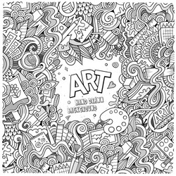 Craft Doodles Vector Images (over 13,000)