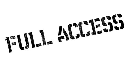 Full access rubber stamp Royalty Free Vector Image