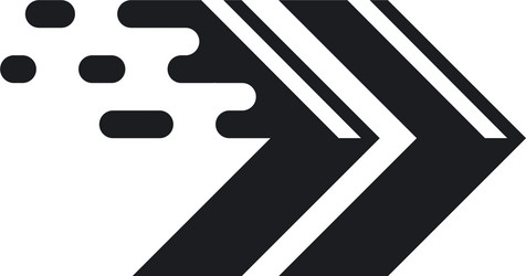 Faster arrow icon template Royalty Free Vector Image