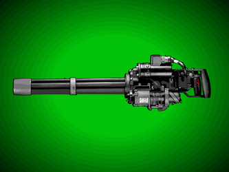 Firearms template for graphic design Royalty Free Vector