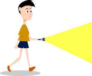Man Holding Flashlight Vector Images (over 210)