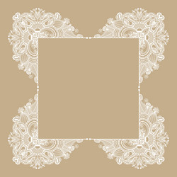 Classical vintage old frame card design Royalty Free Vector