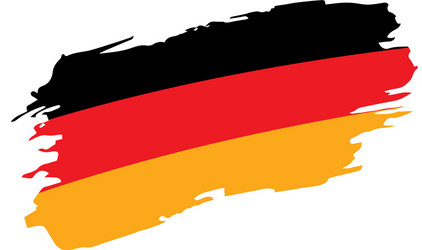 Germany flag Royalty Free Vector Image - VectorStock