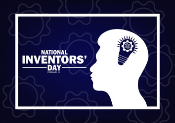 National inventors day Royalty Free Vector Image
