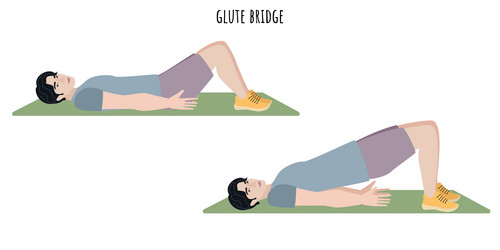 Glute Bridge Vector Images (over 120)