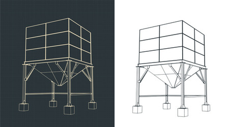 Silo Tank Vector Images (over 310)
