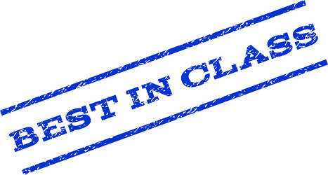 Best in class watermark stamp Royalty Free Vector Image