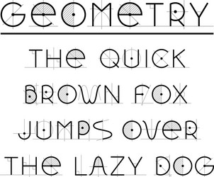 Black simple font Royalty Free Vector Image - VectorStock