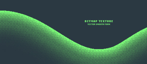 Pixel art style bitmap texture smooth form noise Vector Image