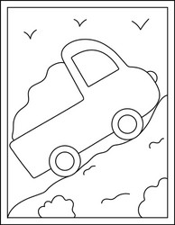 Construction van Royalty Free Vector Image - VectorStock