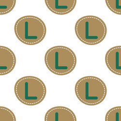 Texture letters l 2 Royalty Free Vector Image - VectorStock