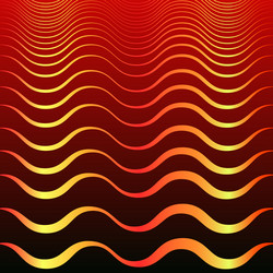 Gold color abstract transparent wave design Vector Image