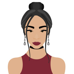 Girl Bun Vector Images (over 3,200)