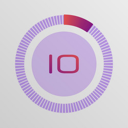 Circular frame infographic element radial Vector Image