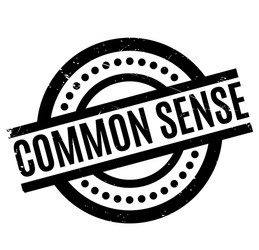 Common sense rubber stamp Royalty Free Vector Image