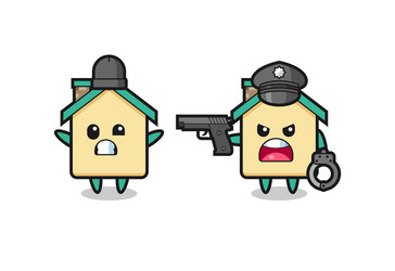 Cartoon Police Catch Vector Images (over 590)