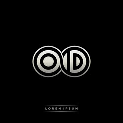 Letter Od Monogram Vector Images (over 1,800)