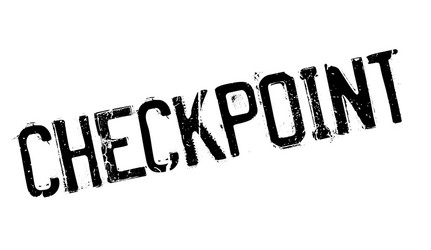 Checkpoint rubber stamp Royalty Free Vector Image