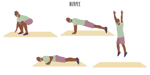 Burpees Vector Images (over 100)