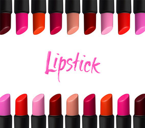 Lipstick set Royalty Free Vector Image - VectorStock