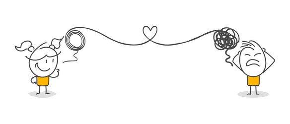 Stick Figure College Student