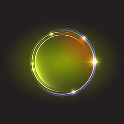 Energy abstract glow circles Royalty Free Vector Image