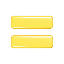 Realistic 3d yellow exclamation mark decorative Vector Image