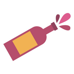 Broken glass bottle icon symbol Royalty Free Vector Image